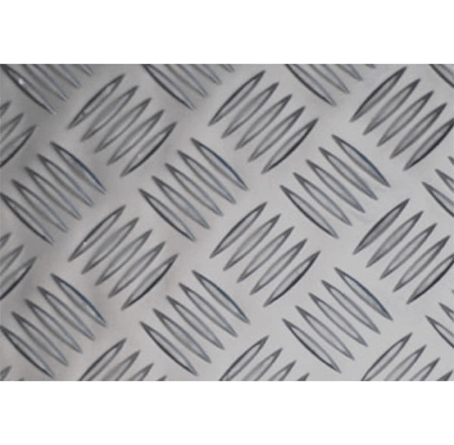 Aluminium traanplaat 5x6,5 mm